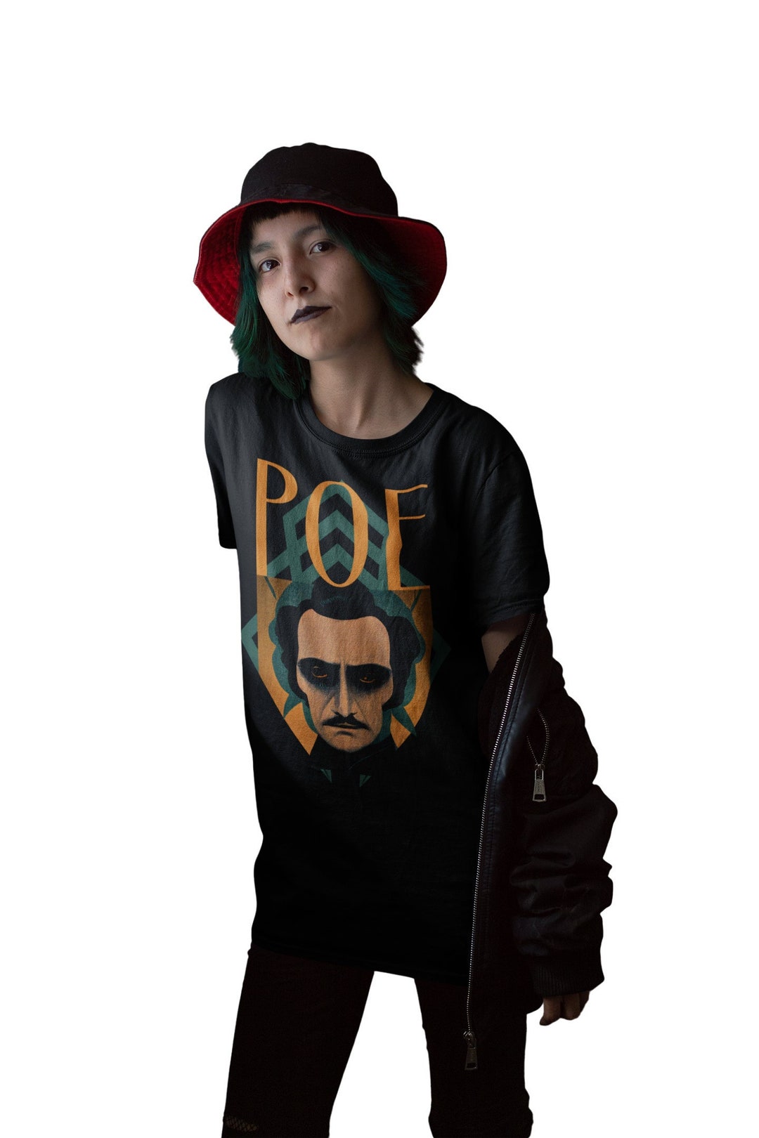 Edgar Allan Poe Art Deco Shirt Gift Poet Shirt Author Writer Gift for ...