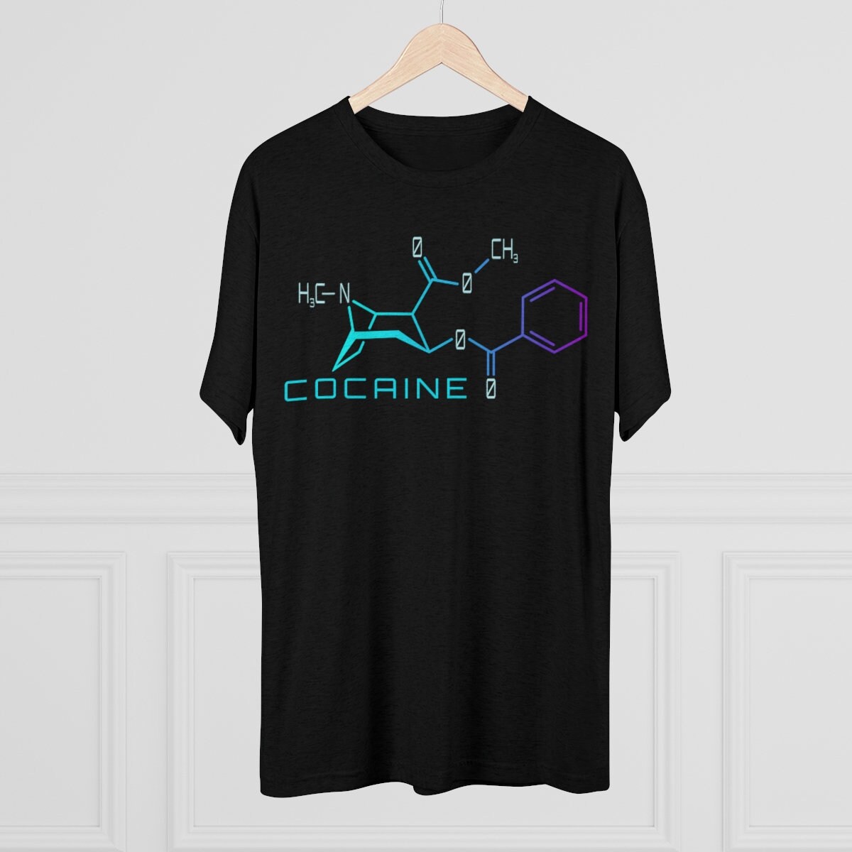 Chemical Compound Cocaine Periodic Table Unisex Tri-blend Crew - Etsy UK