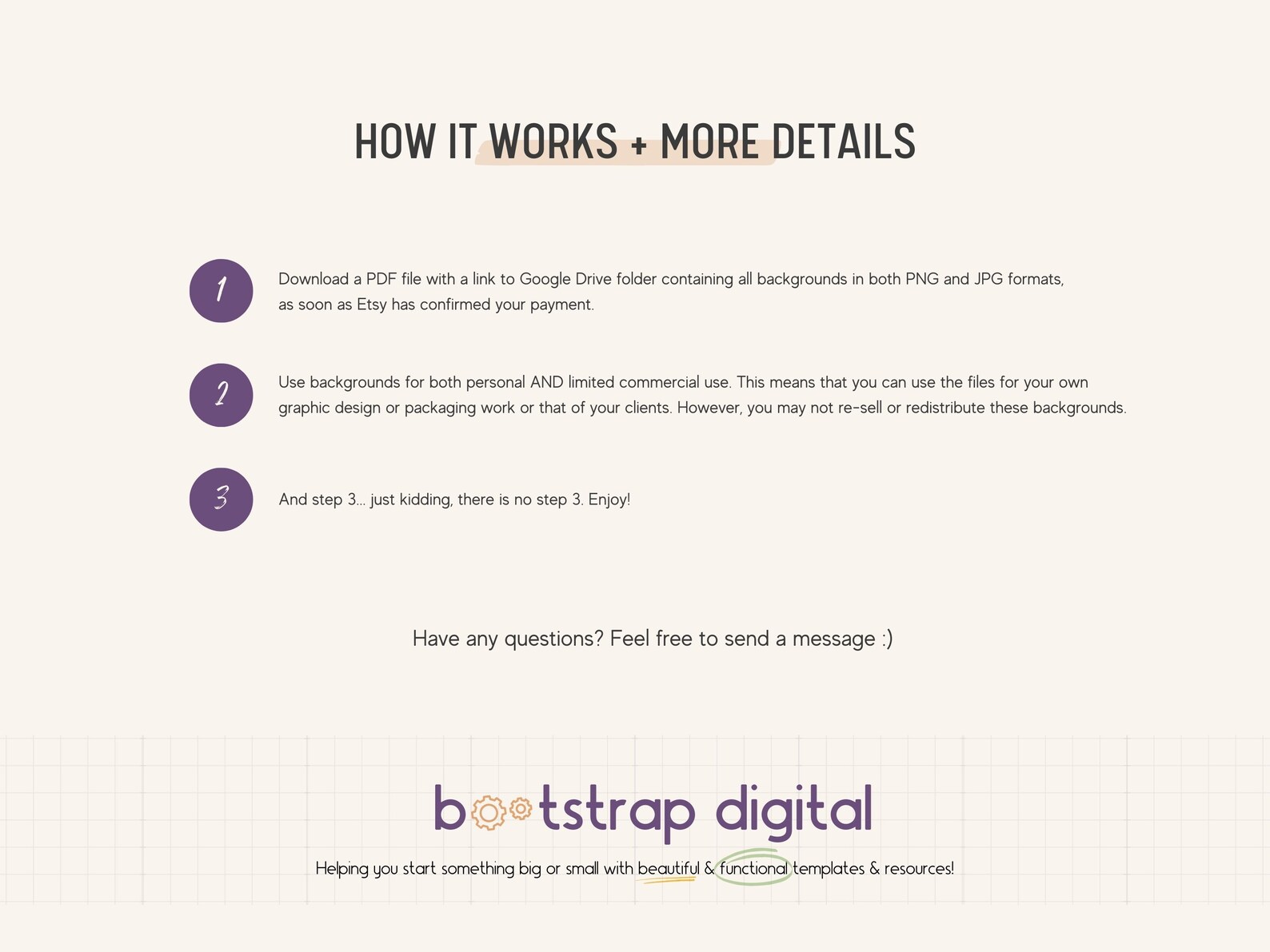 Neutral Grainy Gradient Background | Digital Backgrounds for Packaging ...