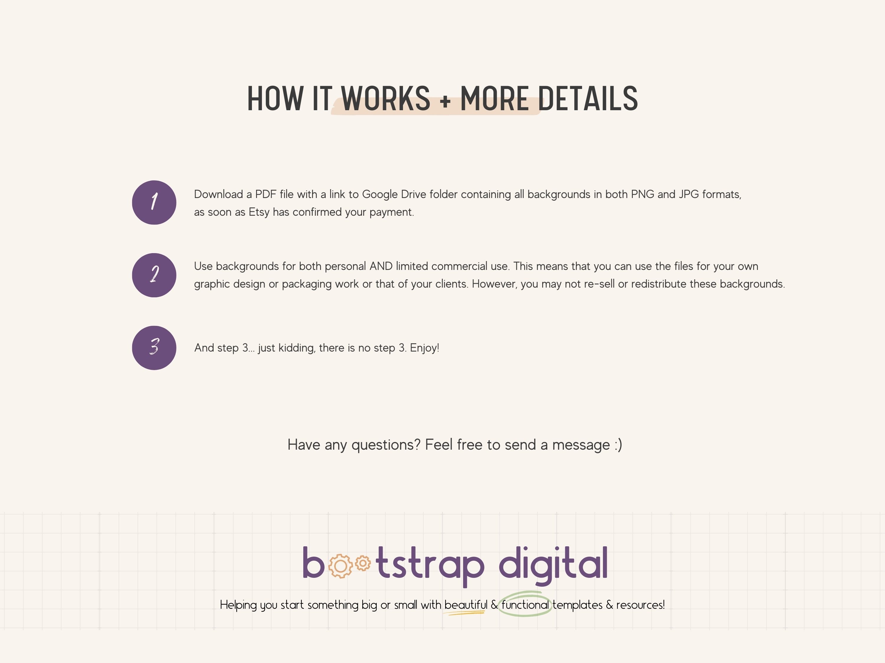 Neutral Grainy Gradient Background | Digital Backgrounds for Packaging ...