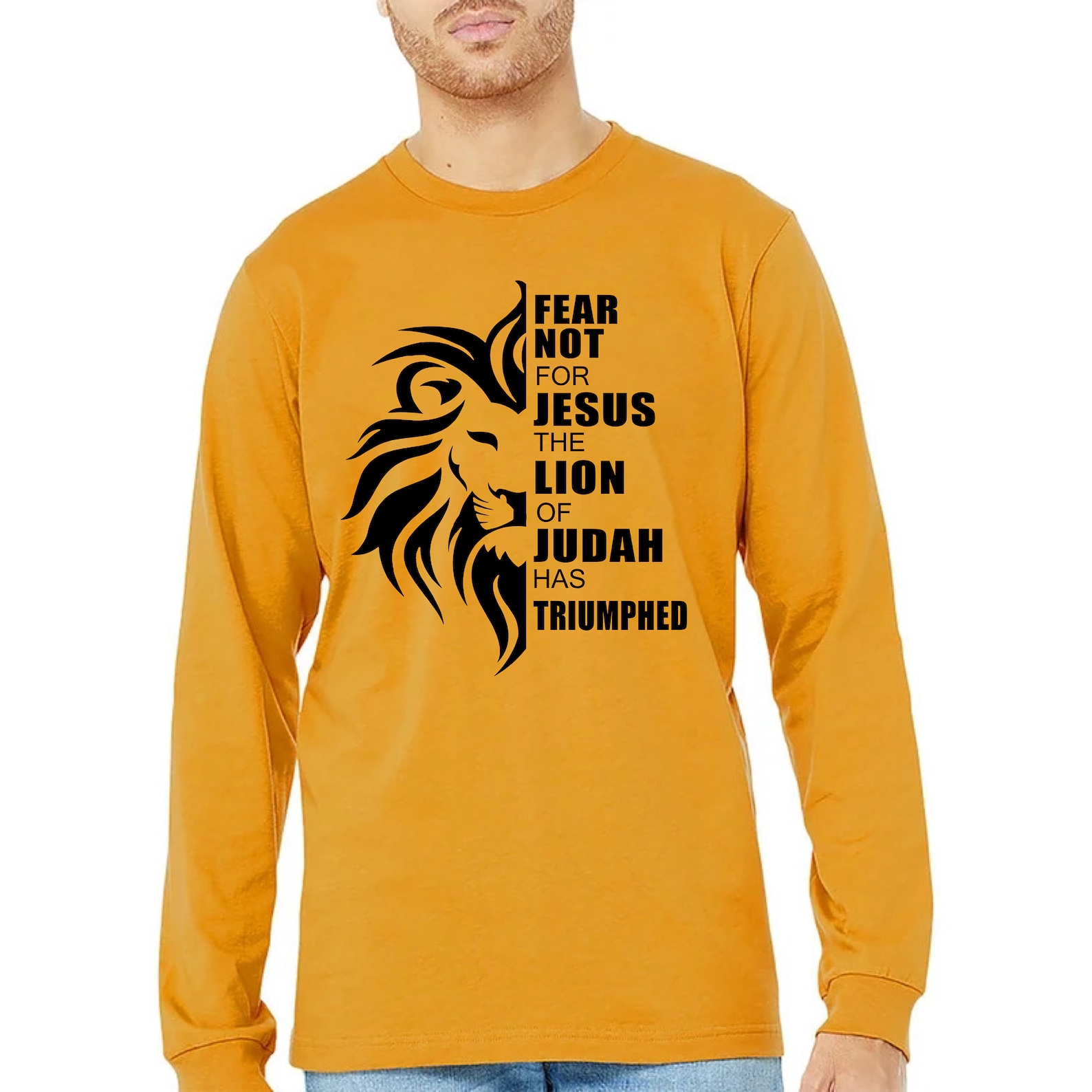 Fear Not for Jesus the Lion of Judah Has Triumphed Shirt, Jesus Long ...