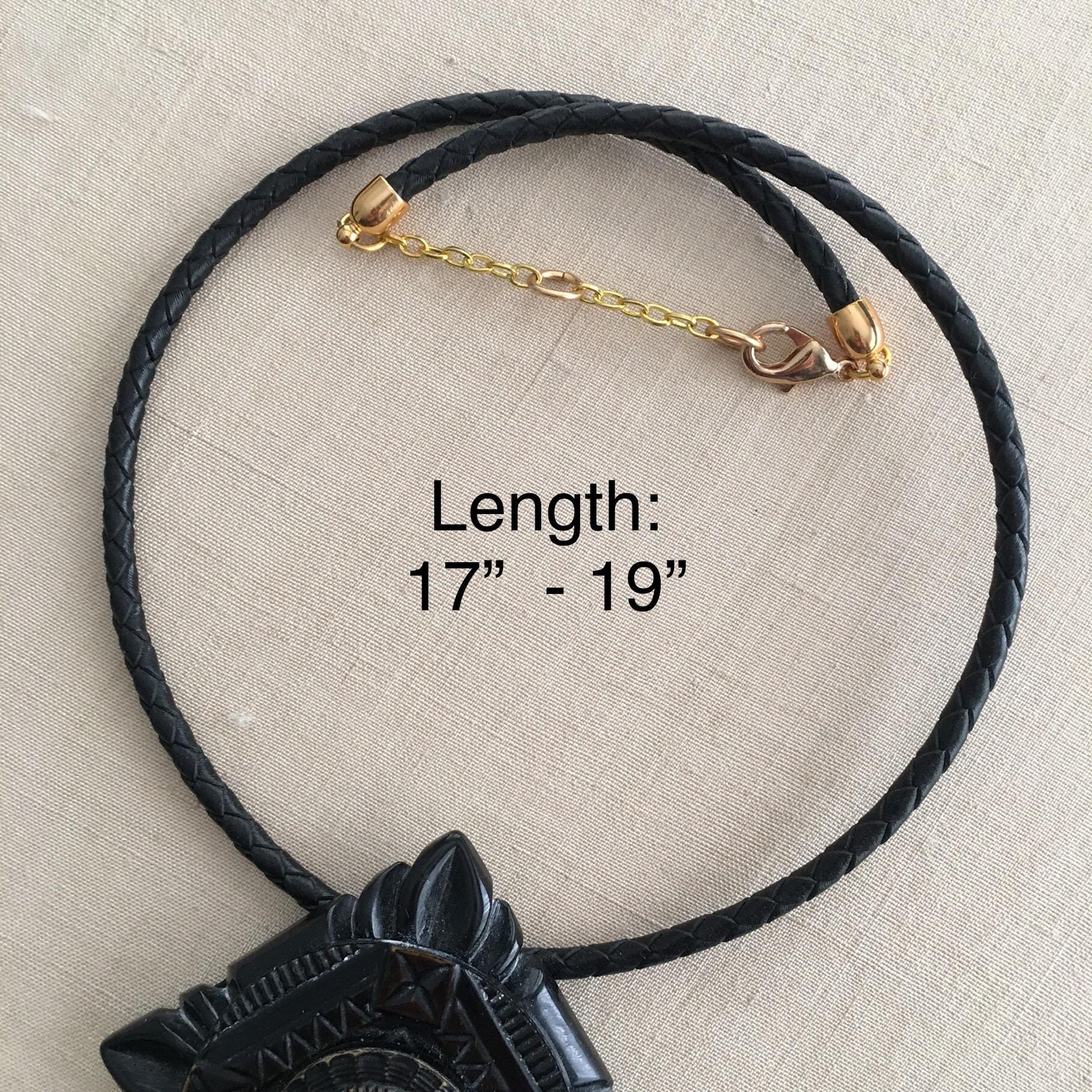 Vintage Bakelite and Celluloid Black Button Necklace - Etsy