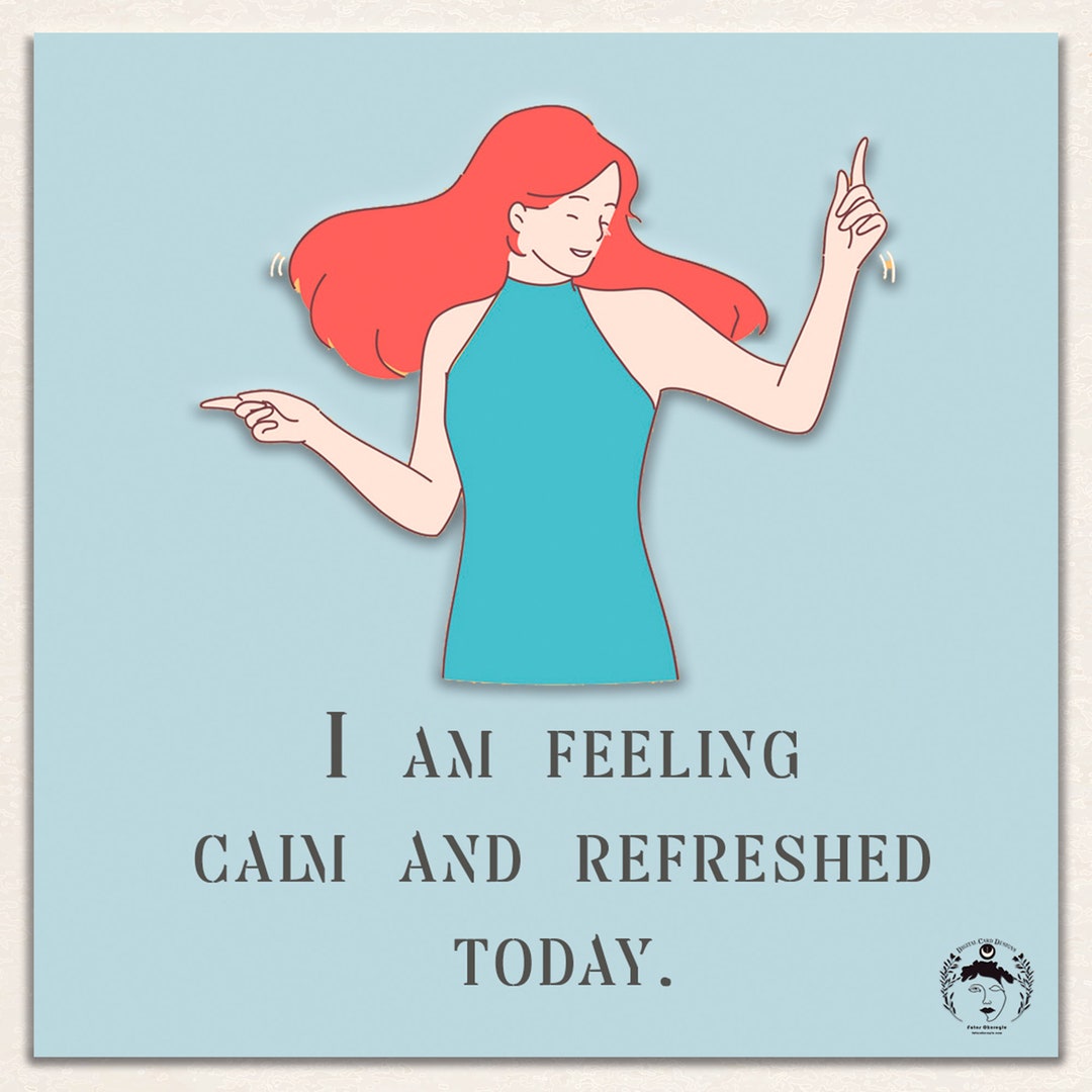 Monday Affirmation Cards • Printable Flash Cards (PDF) - Etsy