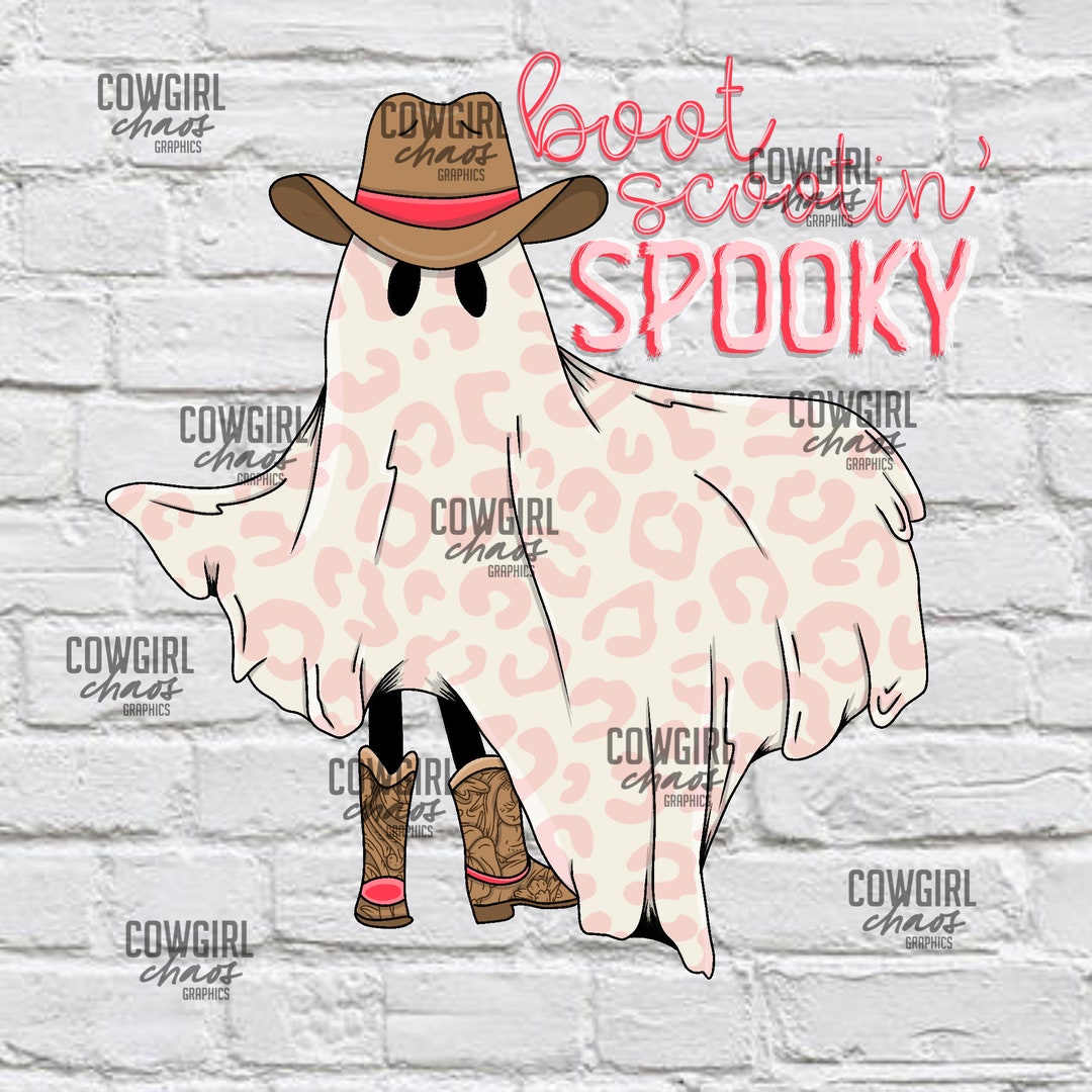Boot Scootin' Spooky PNG Only - Etsy