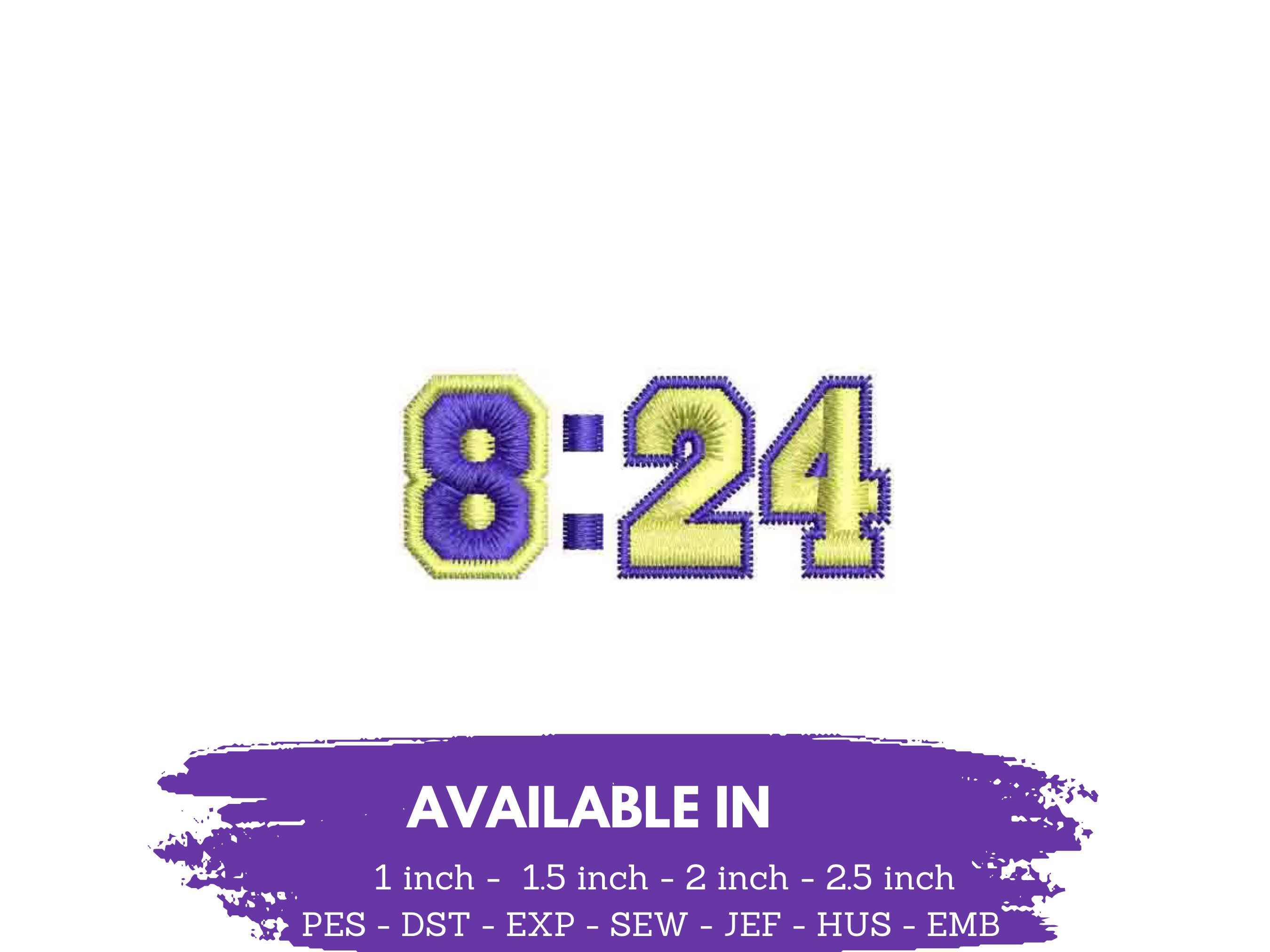 Kobe Embroidery Design File Kobe Bryant Embroidery Design 24 Embroidery ...