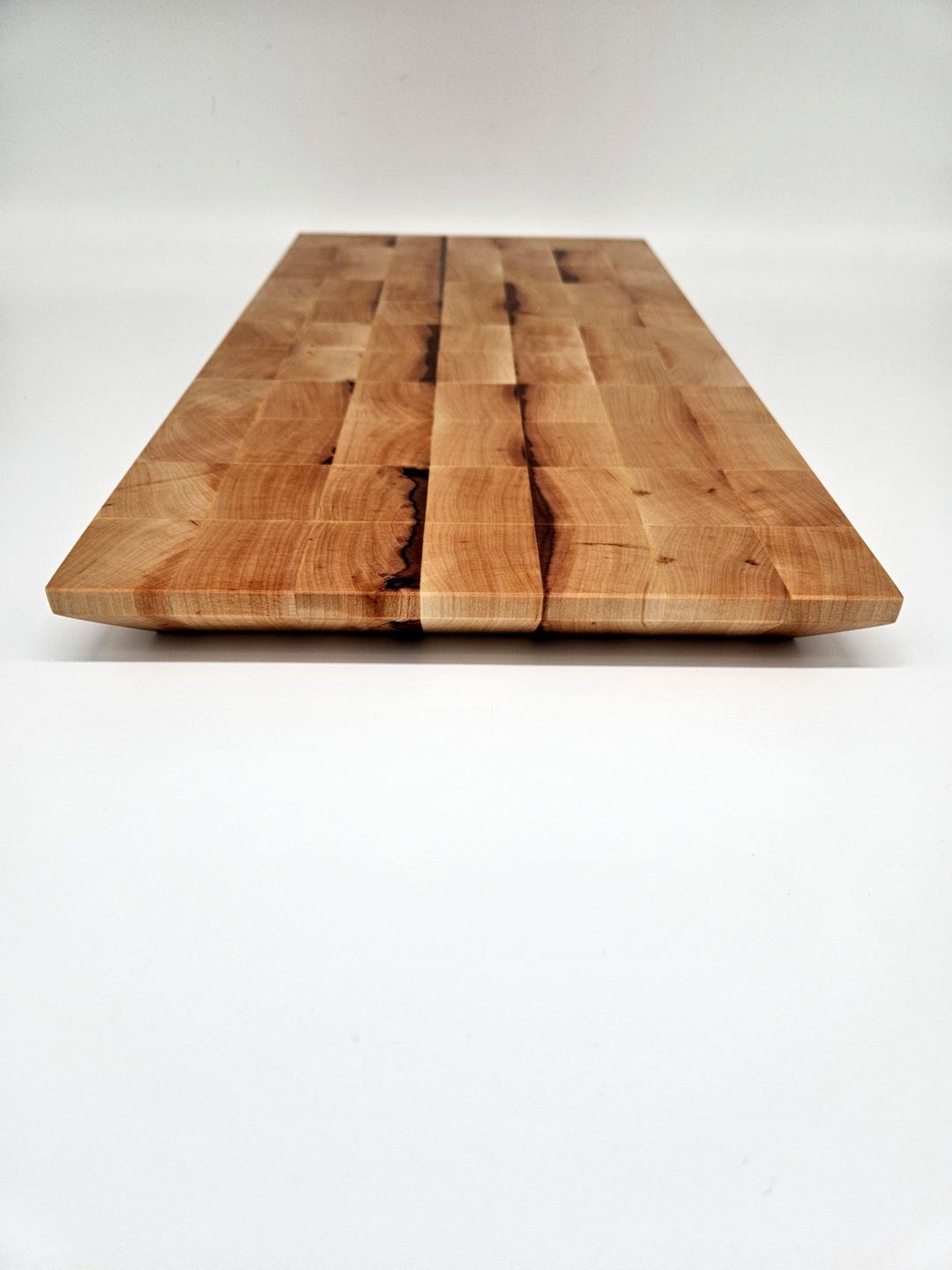 End-grain Applewood Cutting Board With Swiss Edge, Size: 36 X 19 X 2.3 ...