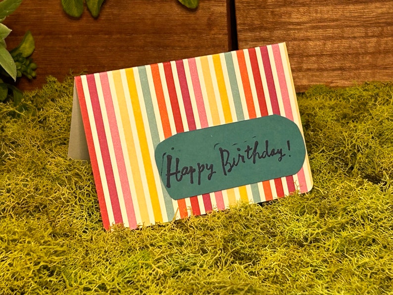 MINI Birthday Card Happy Birthday Greeting Holiday Card Cute Fun Quirky ...