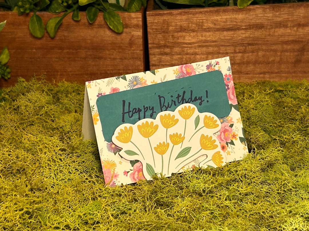 MINI Birthday Card Happy Birthday Greeting Holiday Card Cute Fun Quirky ...