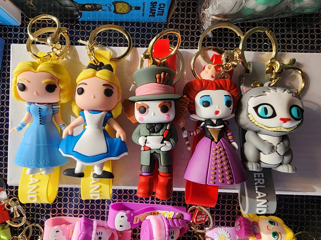 Alice in Wonderland Keychains - Etsy