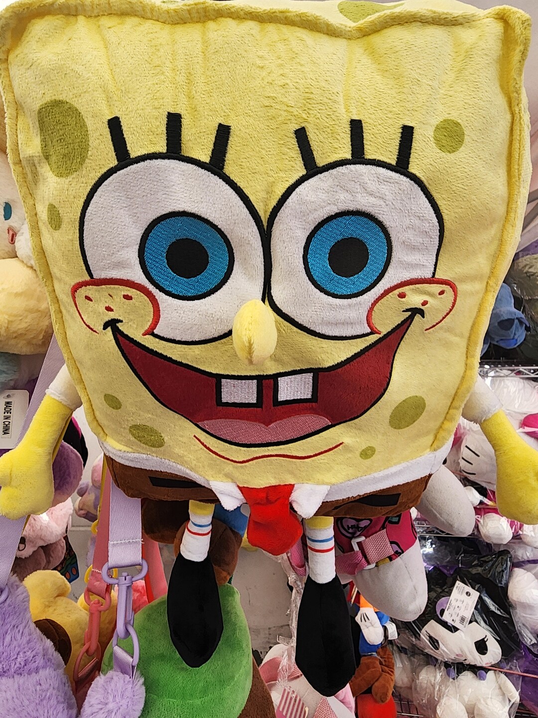 Plush Backpack Sponge Bob - Etsy
