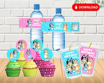 Bluey Capri Sun Labels - Etsy