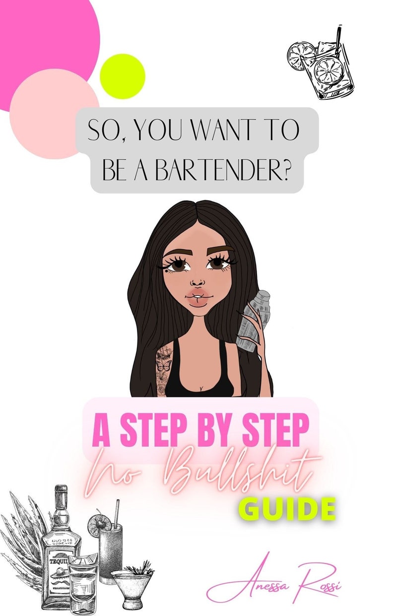 BECOME A BARTENDER E-BOOK - Etsy