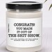 New Job Gift, Congrats on Quitting Your Job Candle, Retirement Gift ...