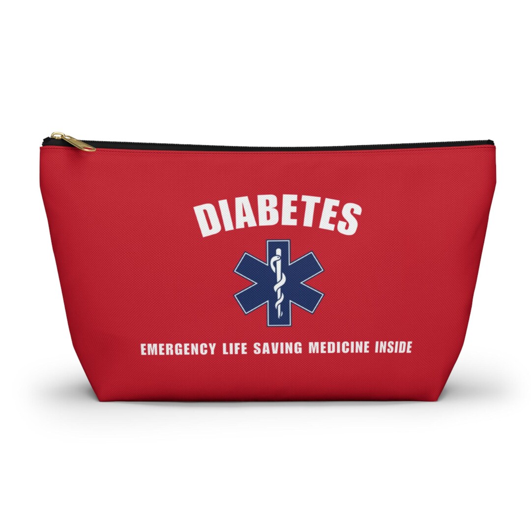 Diabetes Pouch, Medicine Bag, Inhaler Case, Travel Emergency Medication ...