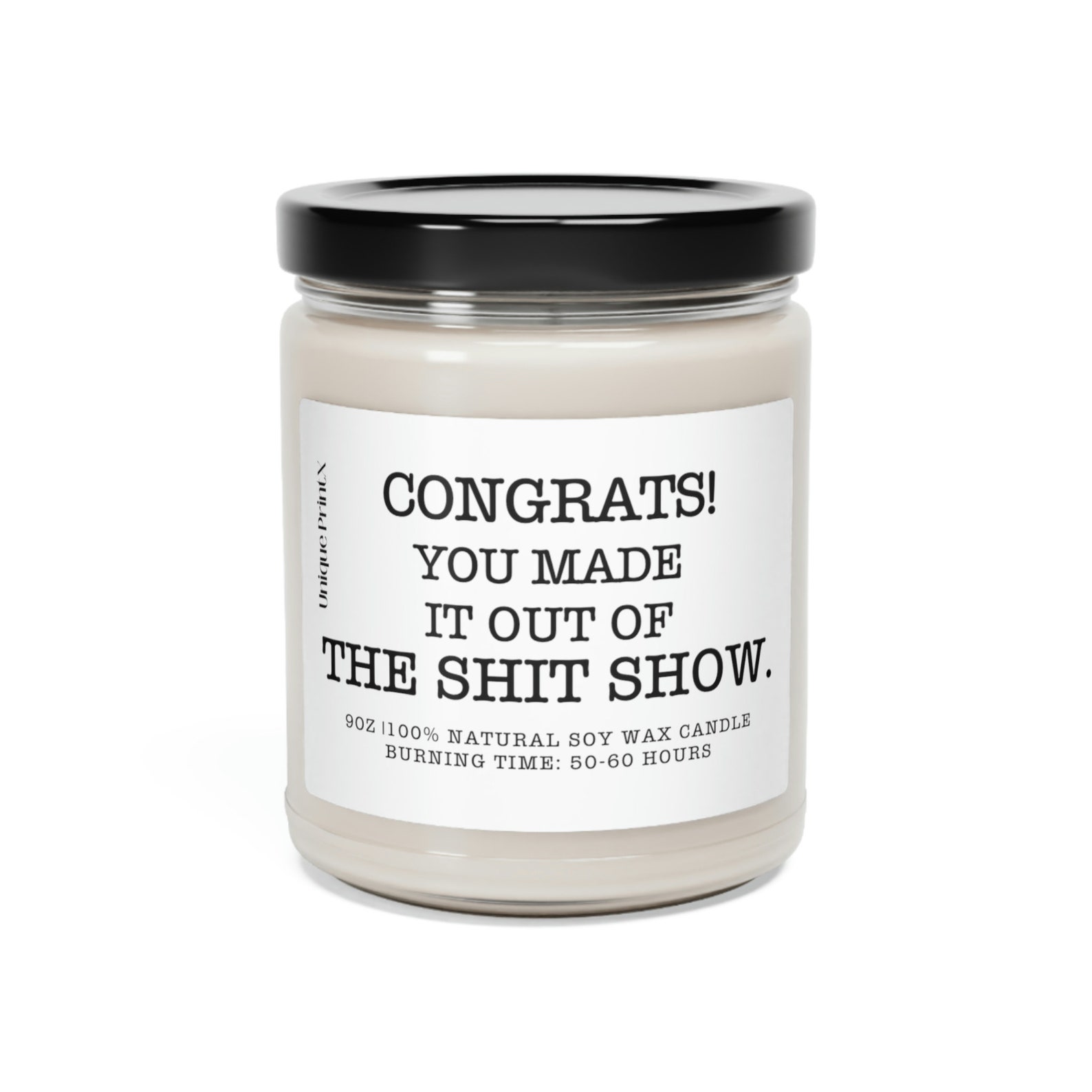 New Job Gift, Congrats on Quitting Your Job Candle, Retirement Gift ...