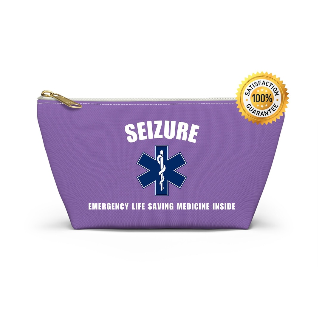 Seizure Epilepsy Medication Bag, Medication Gift, Medical Alert Bag ...