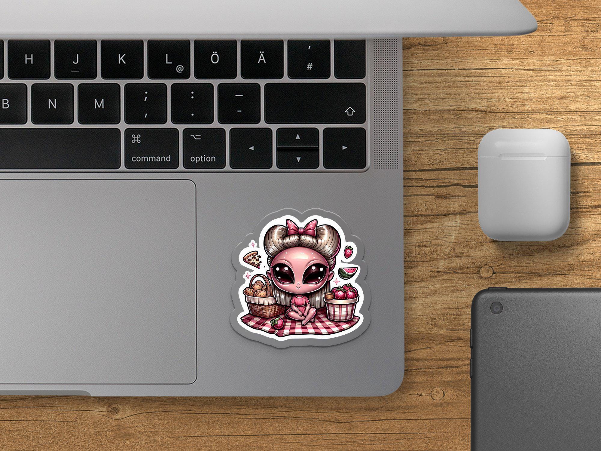 Cute Alien Picnic Sticker Bundle, Adorable Alien Stickers, Cute Picnic ...