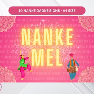 Fun Wedding Nanke and Dadke Signs Add Cultural Flair to Your Special ...