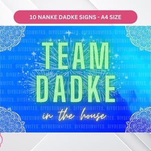 Fun Wedding Nanke and Dadke Signs - Add Cultural Flair to Your Special ...