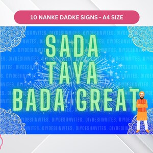 Fun Wedding Nanke and Dadke Signs Add Cultural Flair to Your Special ...