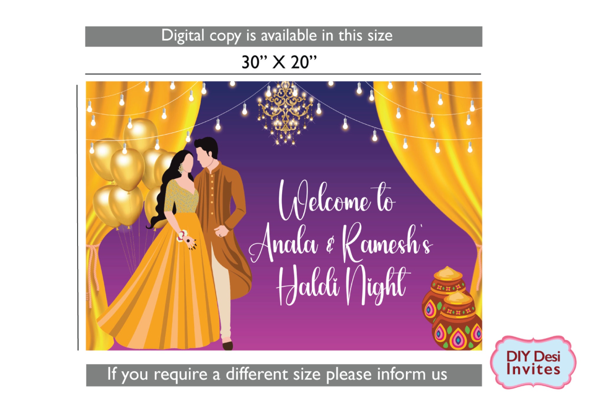 Haldi Sign, Great Indian Wedding Decor Available for Haldi Ceremony ...