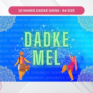 Fun Wedding Nanke and Dadke Signs - Add Cultural Flair to Your Special ...