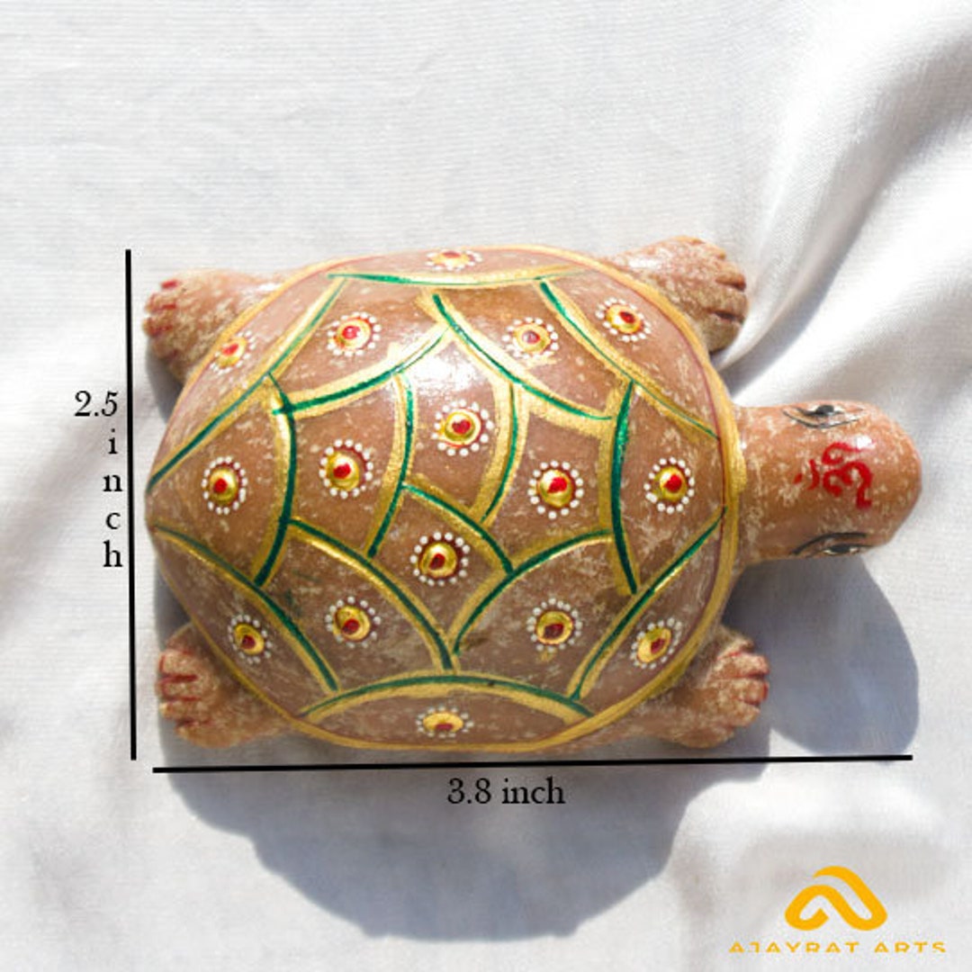 Aventurine Turtle, Hand Carving, Turtle Painting, Natural Aventurine ...