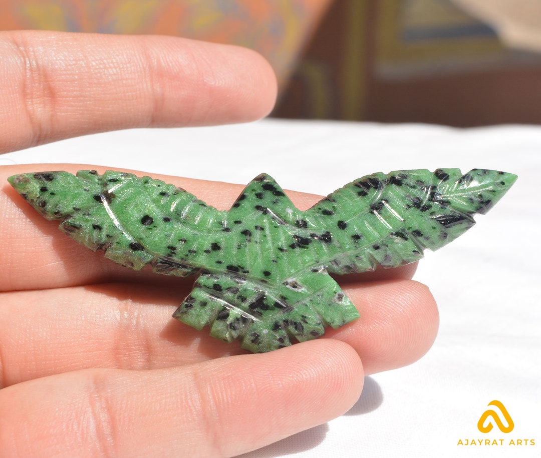 Ruby Zoisite Eagle, Carving Eagle Shape, Gemstone Figure, Gemstone ...