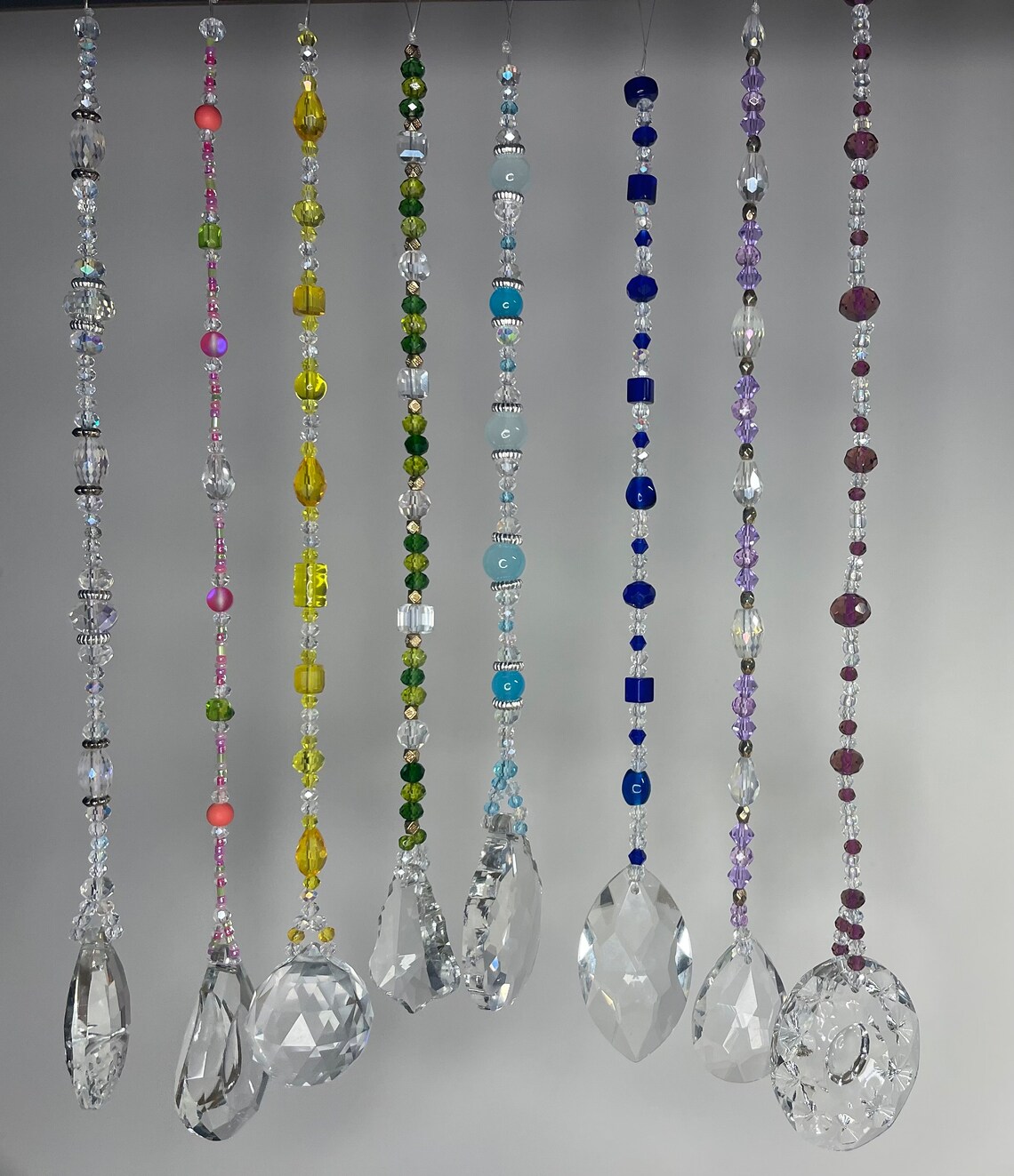 Colorful Beaded Suncatchers, Window Hanging, Rear View Mirror Hanging ...
