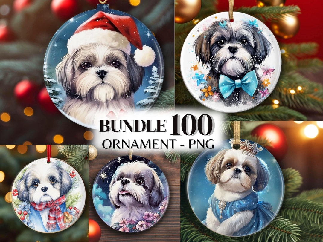 100 Shih Tzu Havanese Ornaments Bundle Dog Ornamentpet - Etsy
