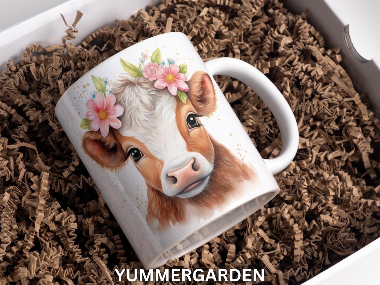 15 Cute Cows, Watercolor Baby Animal Clip Art Bundle, Kawaii Cow Animal ...