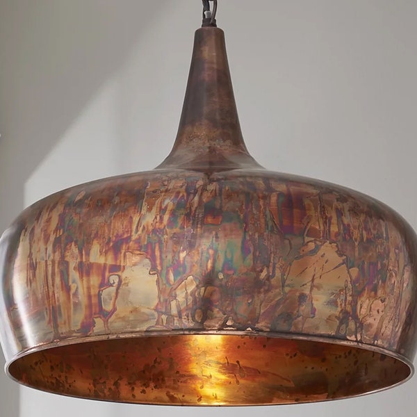 Copper Ceiling Lamp - Etsy