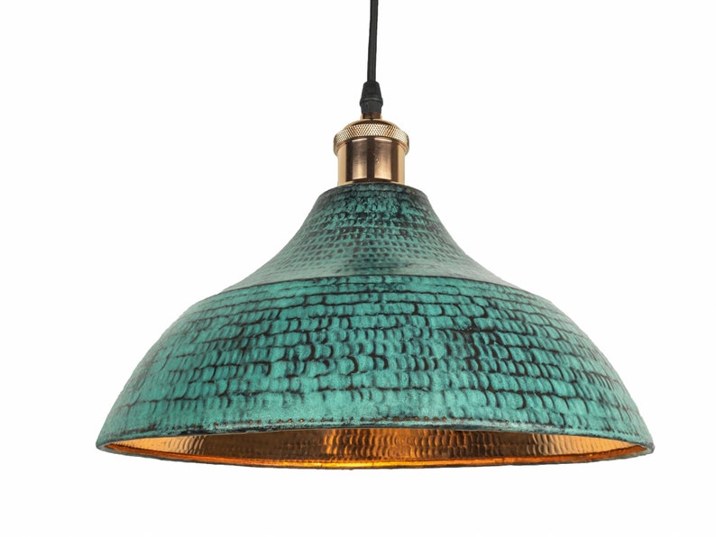 Oxidized Copper Lamp Shade - Etsy