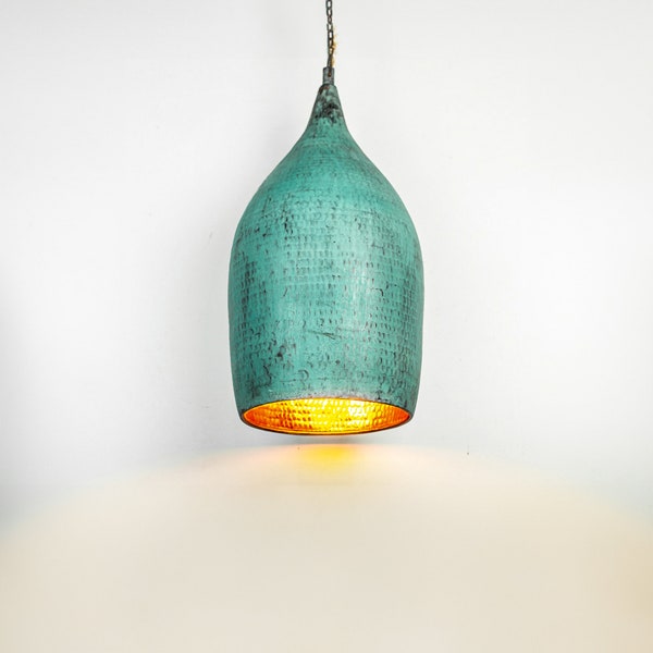 Patina Pendant Lamp - Etsy