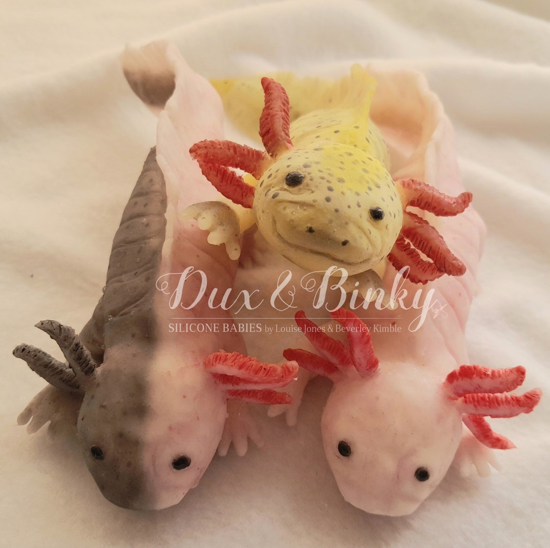 Axolotl Realistic Full Silicone About 7.5 Inches - Etsy