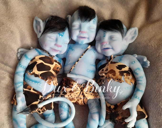 Avatar Baby Full Silicone 11 Inches - Etsy