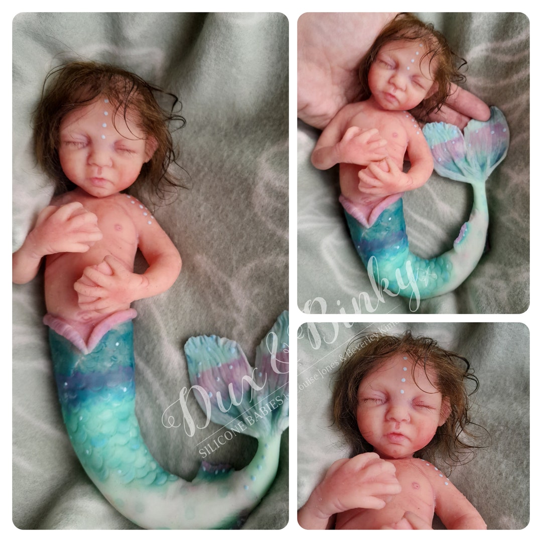 Merbaby Mermaid Full Silicone 30cm 11.8 Inches - Etsy Canada