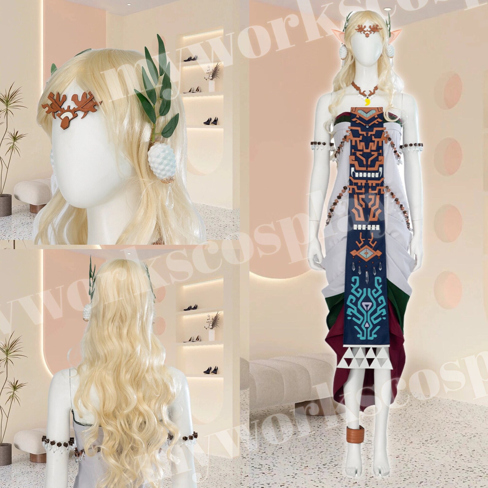 Zelda Sonya Cosplay Costumethe Legend Of Zelda Tears Of The Etsy