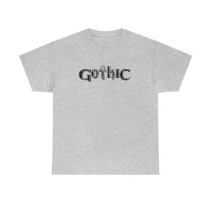 Gothic Game Logo Unisex Heavy Cotton Tee T-shirt - Etsy
