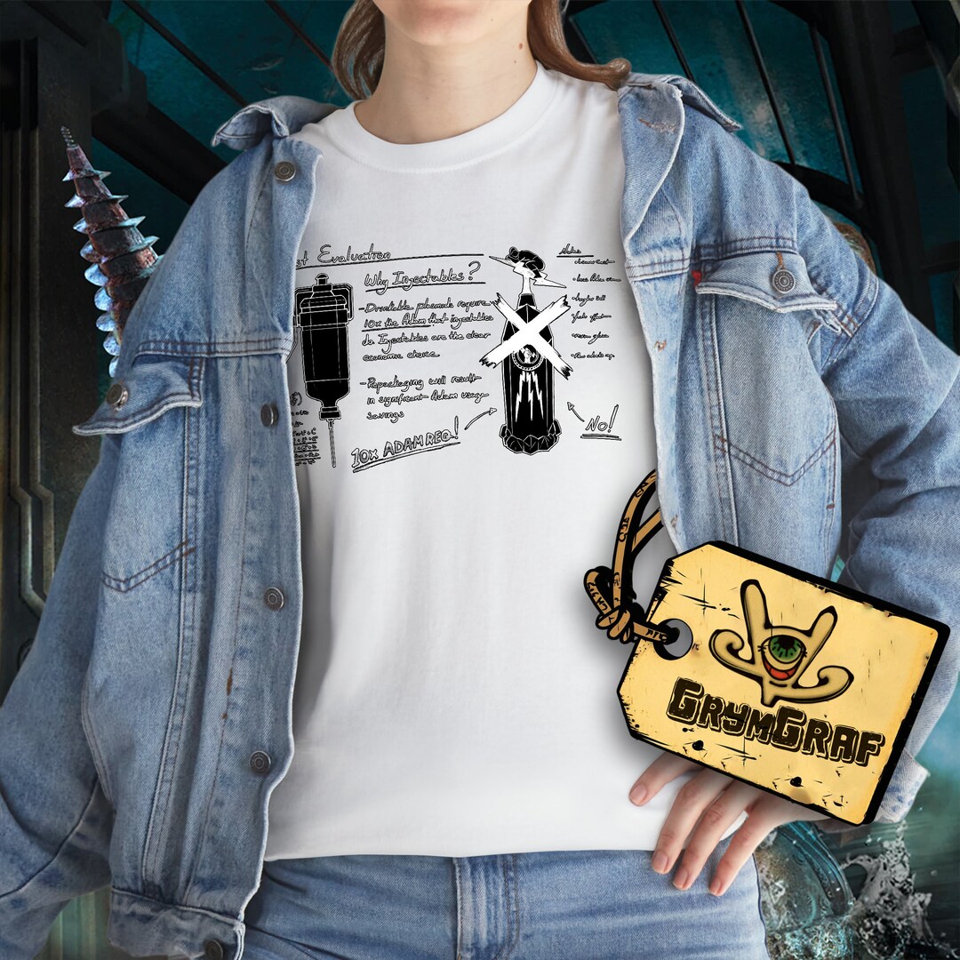 Chalkboard Injectables VS Drinkables Bioshock Game Logo - Etsy