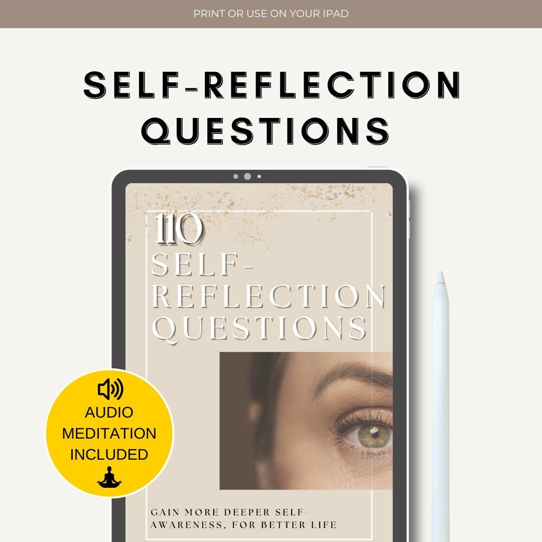 110 Self-reflection Questions for Better Life - Etsy