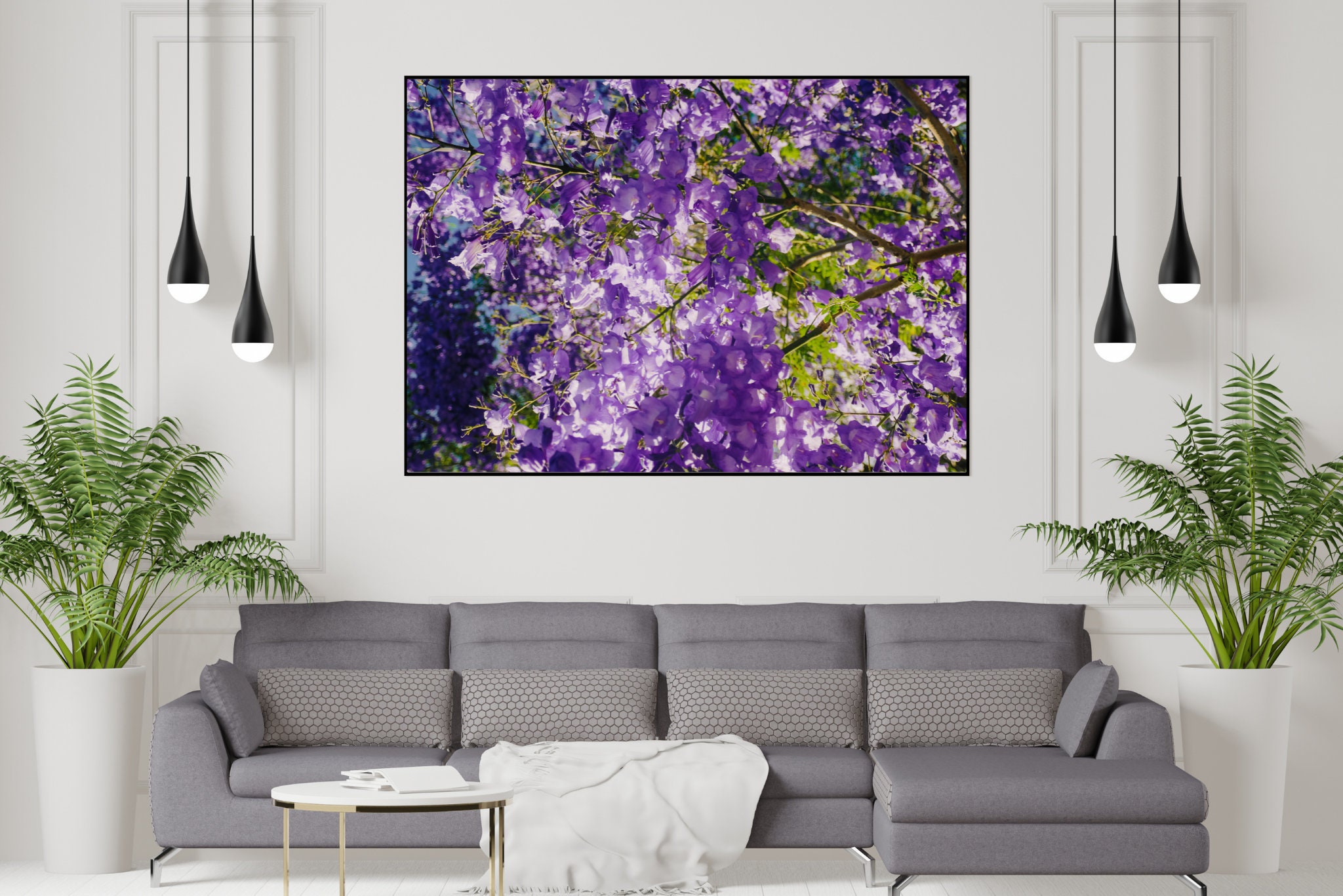 Jacaranda Tree Wall Art Poster Printable, Grafton Australia, Beautiful ...