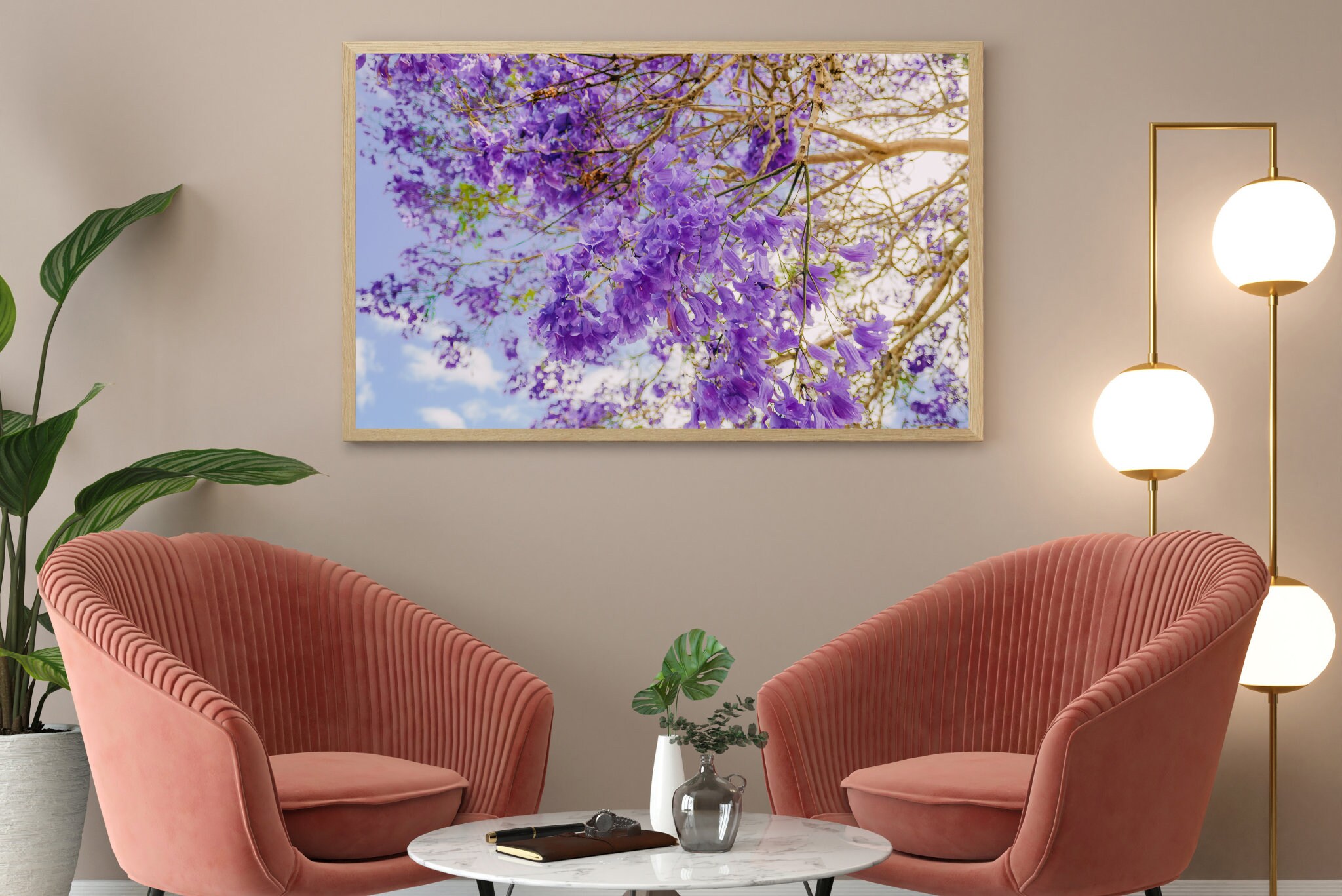 Purple Jacarandas Season Wall Art Poster Printable Grafton - Etsy