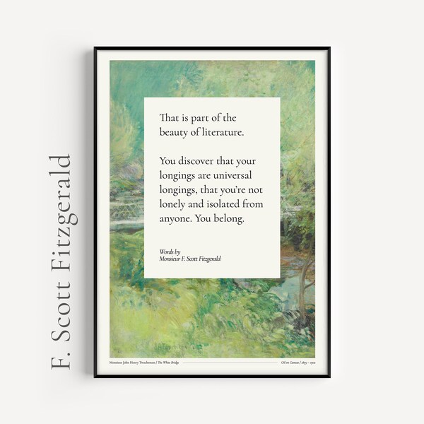 Literary Quote - Etsy