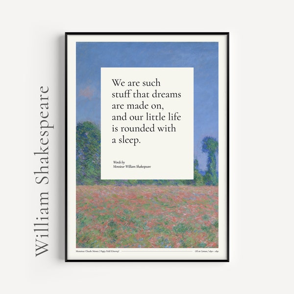 William Shakespeare Quote - Etsy