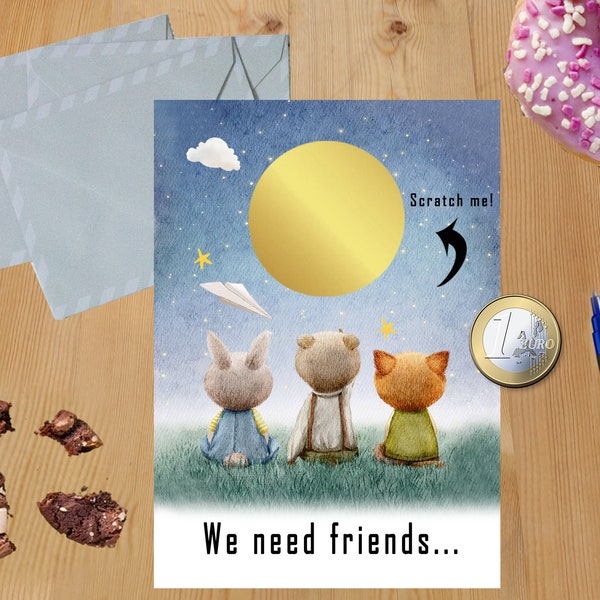 Hidden Message Card - Etsy