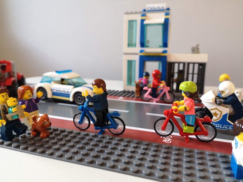 Cycle Lanes for Lego City Road Plates 60236 60237 self - Etsy