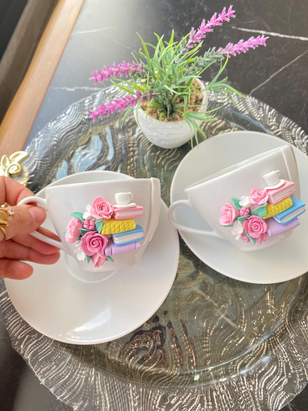 Library Bookshelf Mug, Ceramic Book Mug, Bookworm Tumbler, Unique Tiny ...