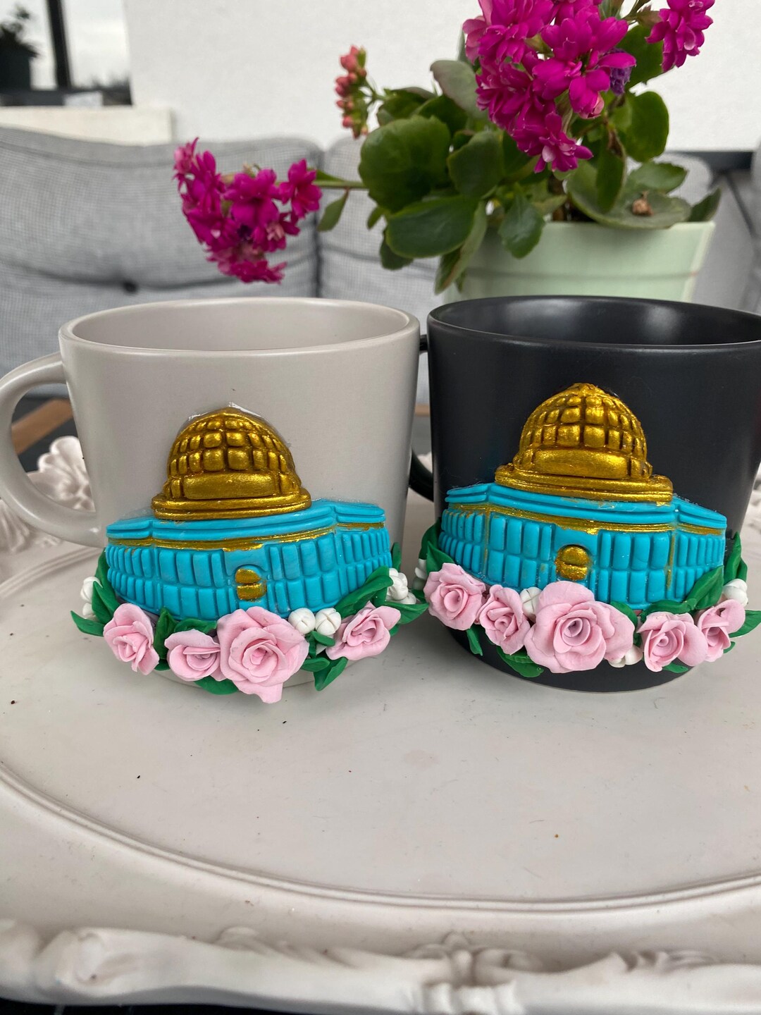 Jerusalem Mug, Mascid Al Aqsa, Israeli Art, Palestian Gift, Unigue ...