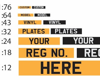 Scale Model Car Assorted USA License Plates Colorado State Tags 1/18 1/ ...